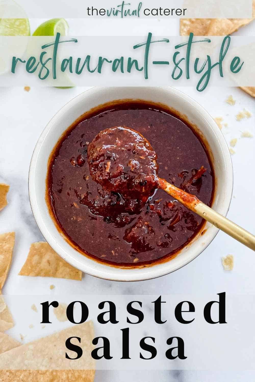 Authentic Restaurant Style Roasted Salsa Without Cilantro - The Virtual ...