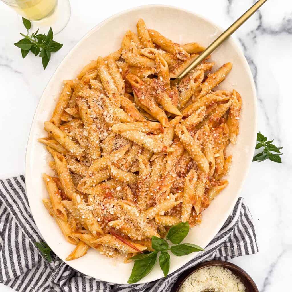 The Best, Easy, Blush Sauce - The Virtual Caterer