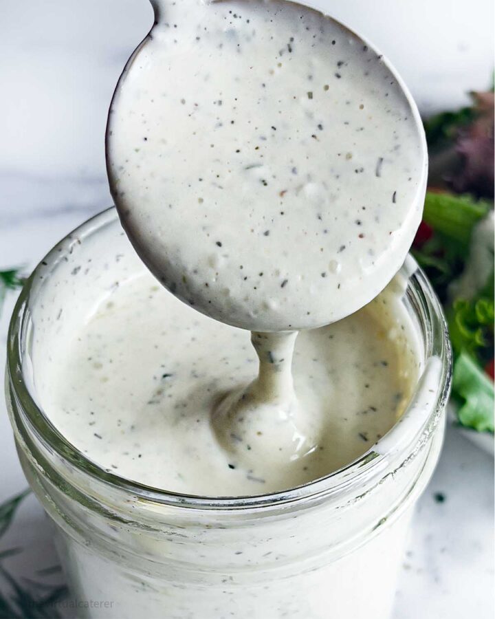Easy Restaurant Style Ranch Dressing Recipe (5 minutes) - The Virtual ...