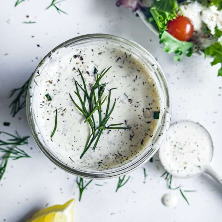 Easy Restaurant Style Ranch Dressing Recipe (5 minutes) - The Virtual ...