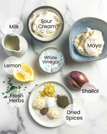 Easy Restaurant Style Ranch Dressing Recipe (5 minutes) - The Virtual ...