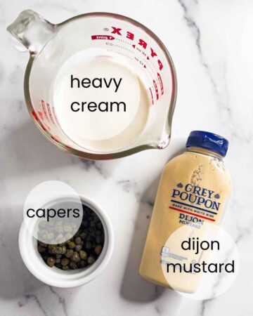 Easy Caper Cream Sauce (Only 3 Ingredients!) - The Virtual Caterer