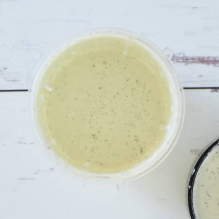 The Best Healthy Ranch Dressing Recipe (Homemade) - The Virtual Caterer