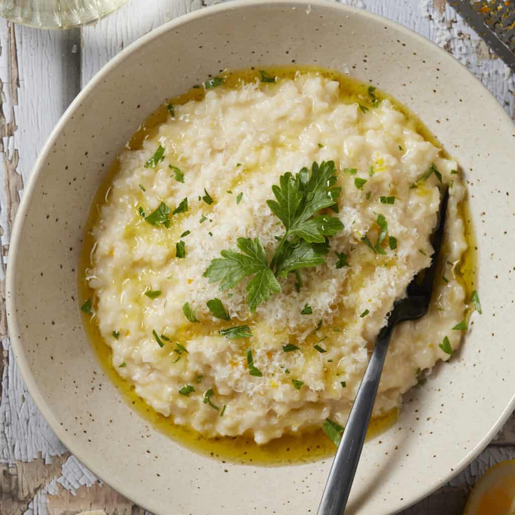 Easy, Creamy Oven-Baked Risotto (Minimal Stirring Required!) - The ...
