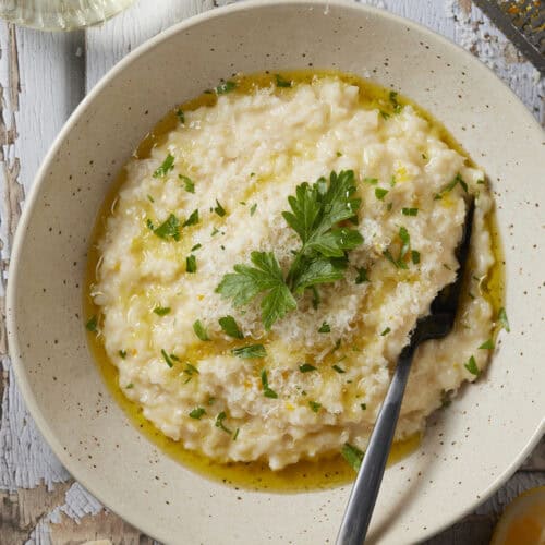 Easy, Creamy Oven-Baked Risotto (Minimal Stirring Required!) - The ...